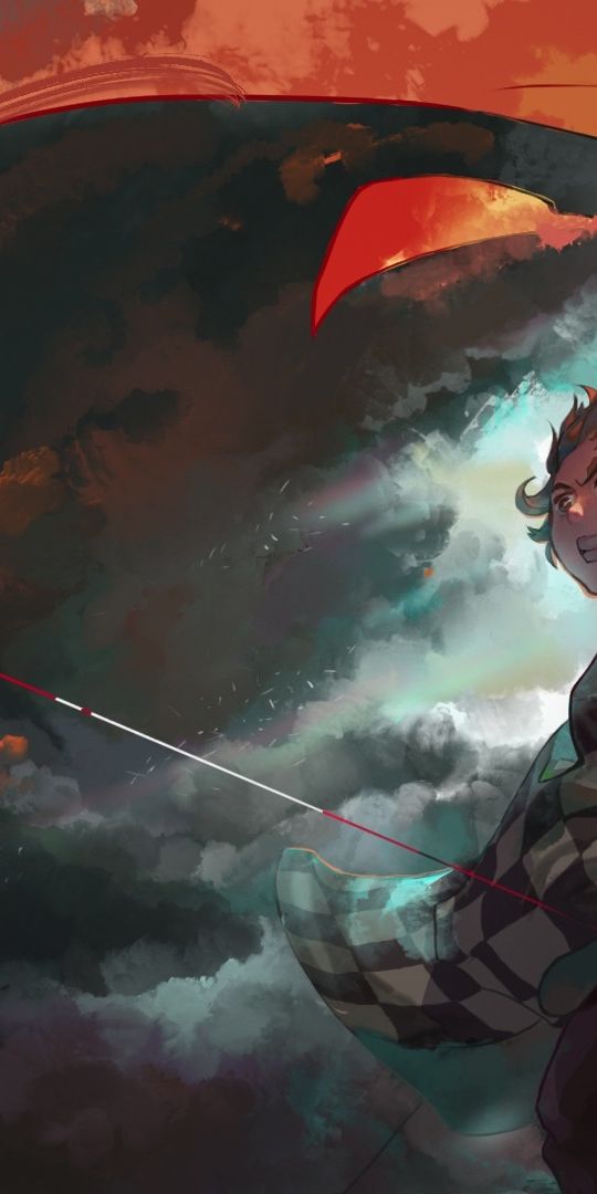 Desktop wallpaper: Anime, Demon Slayer: Kimetsu No Yaiba, Hinokami ...