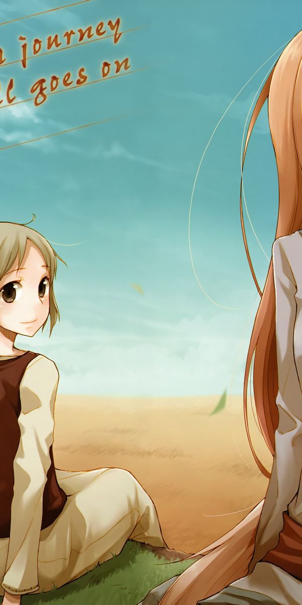 Desktop wallpaper: Anime, Spice And Wolf, Blue Eyes, Braid, Brown Eyes ...
