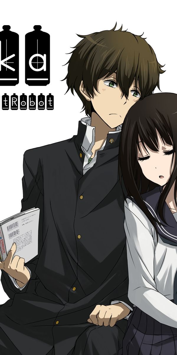 Desktop wallpaper: Hyouka, Anime, Eru Chitanda, Hōtarō Oreki 4K free ...