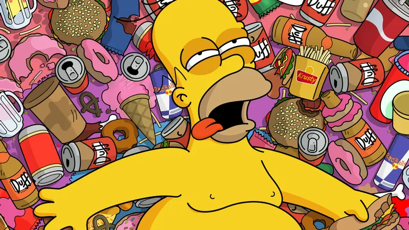 Fondo de pantalla de PC Dibujos Animados, Homer Simpson, 48586.