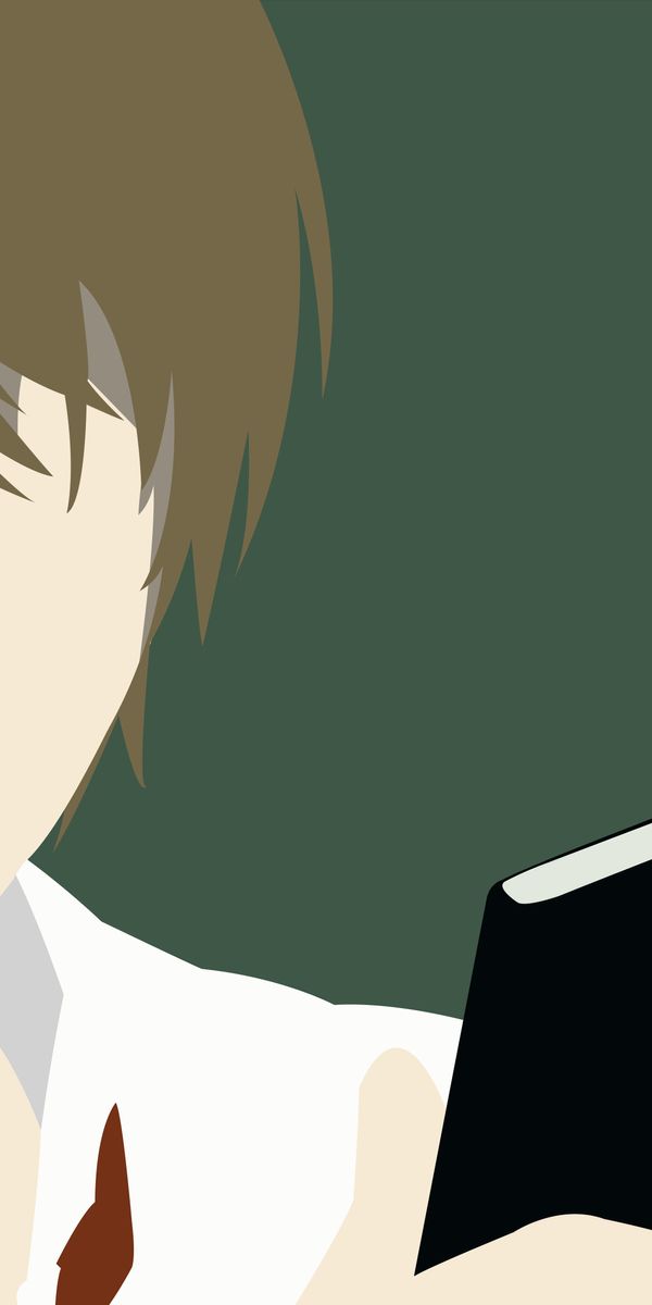 Phone wallpaper: Death Note, Light Yagami, Anime, Book, Brown Hair ...