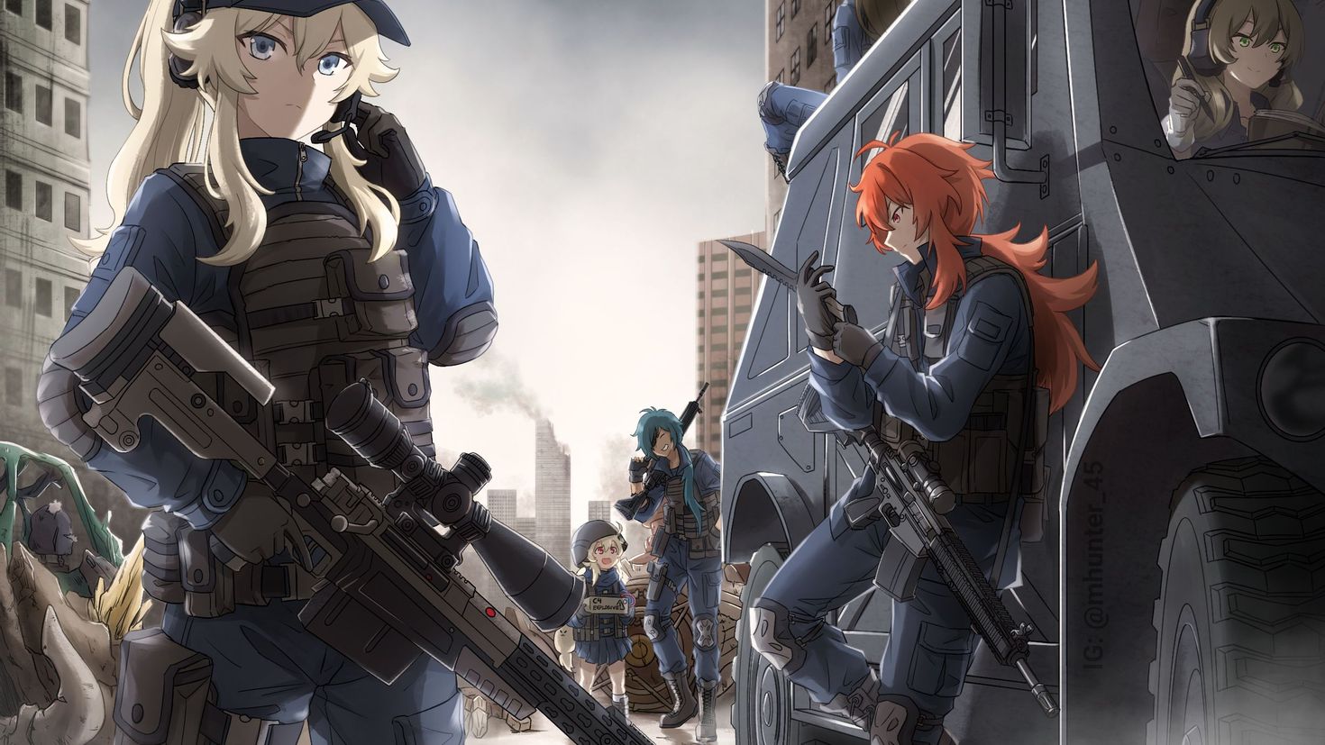 Desktop wallpaper: Genshin Impact, Amber (Genshin Impact), Diluc ...