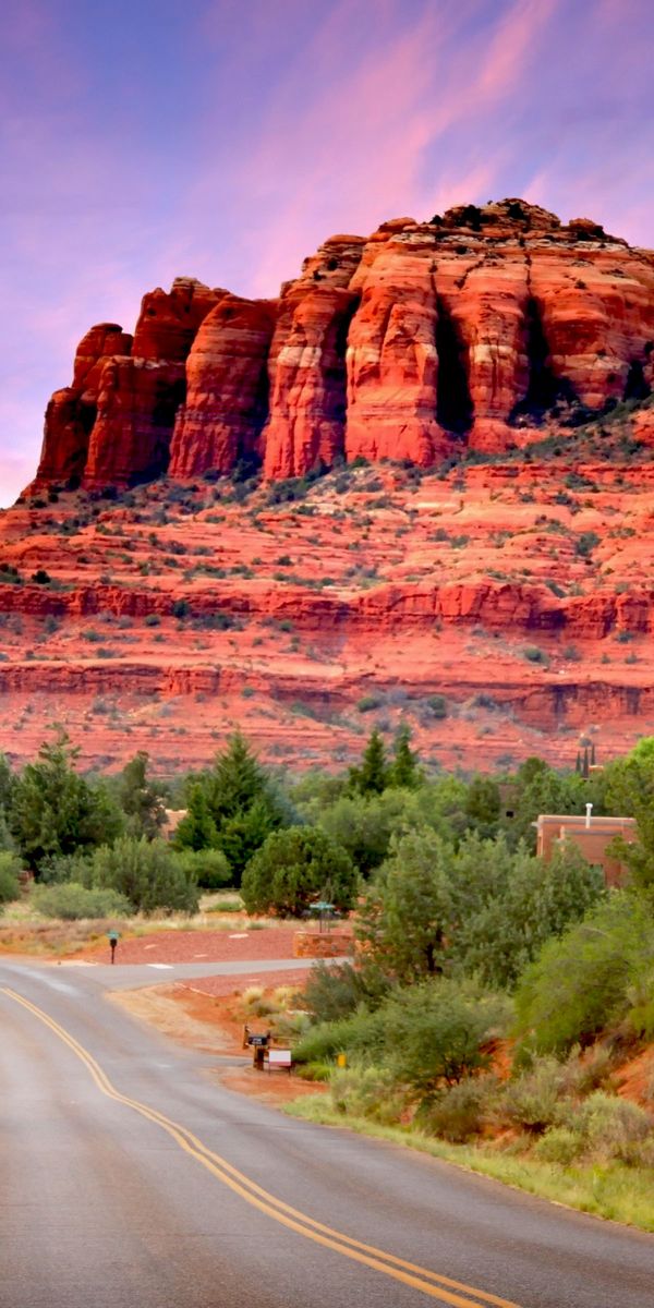 Phone wallpaper: Sedona, Arizona, Road, Man Made, Canyon 775631