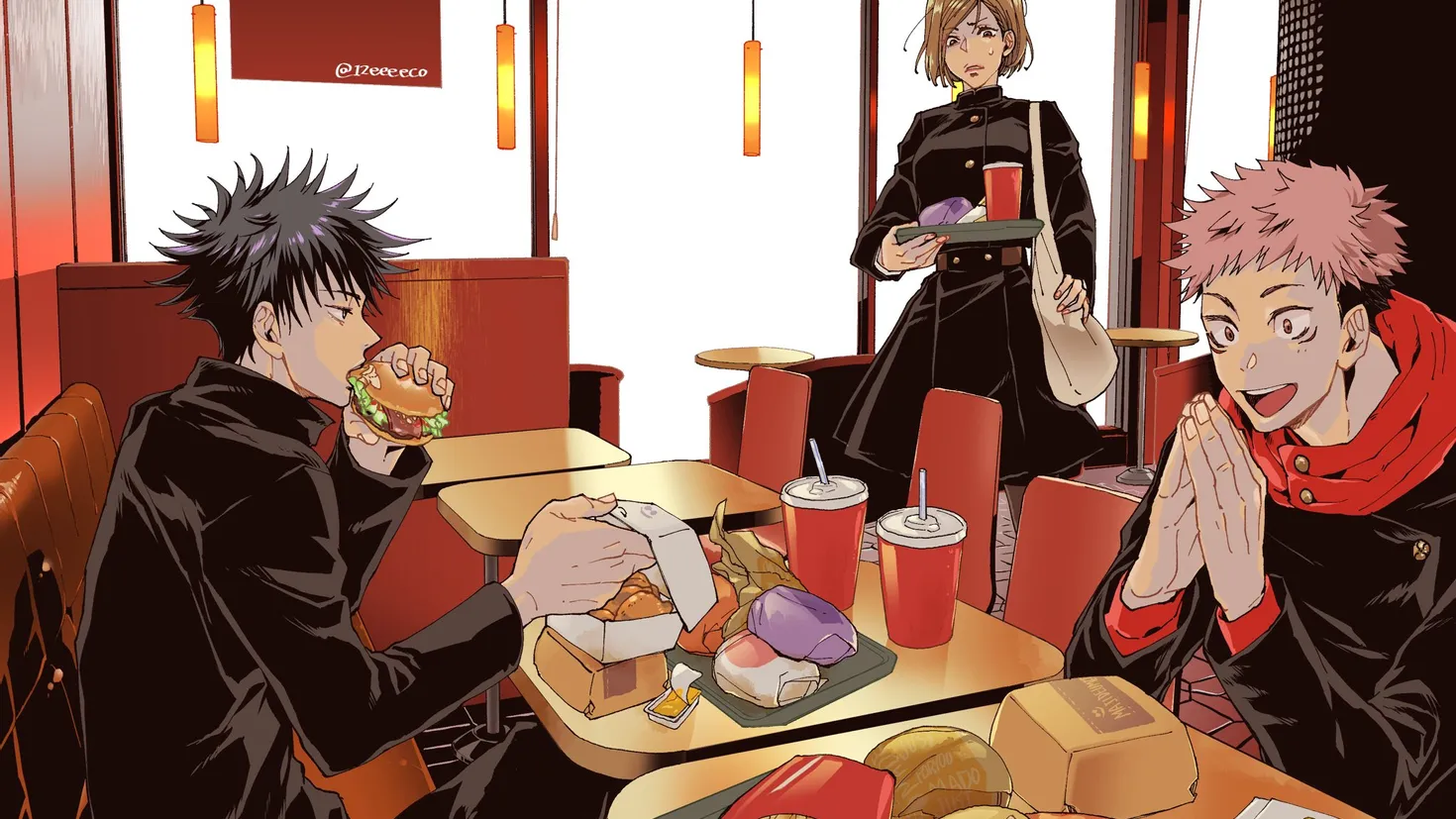 Desktop wallpaper: Nobara Kugisaki, Jujutsu Kaisen, Megumi Fushiguro ...