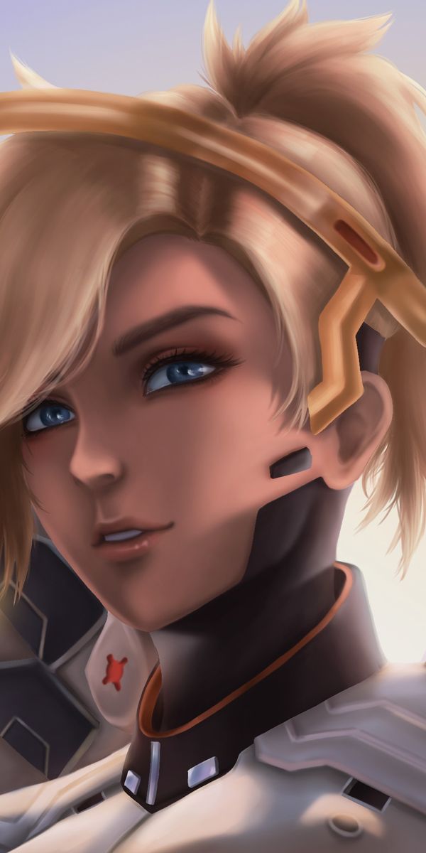 Desktop wallpaper: Mercy (Overwatch), Video Game, Overwatch, Blonde ...