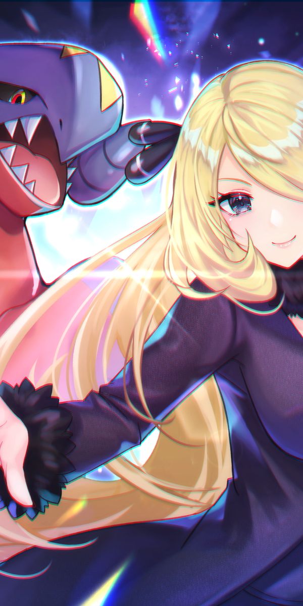 HD Desktop-Wallpaper: Animes, Pokémon, Cynthia (Pokémon), Knakrack ...