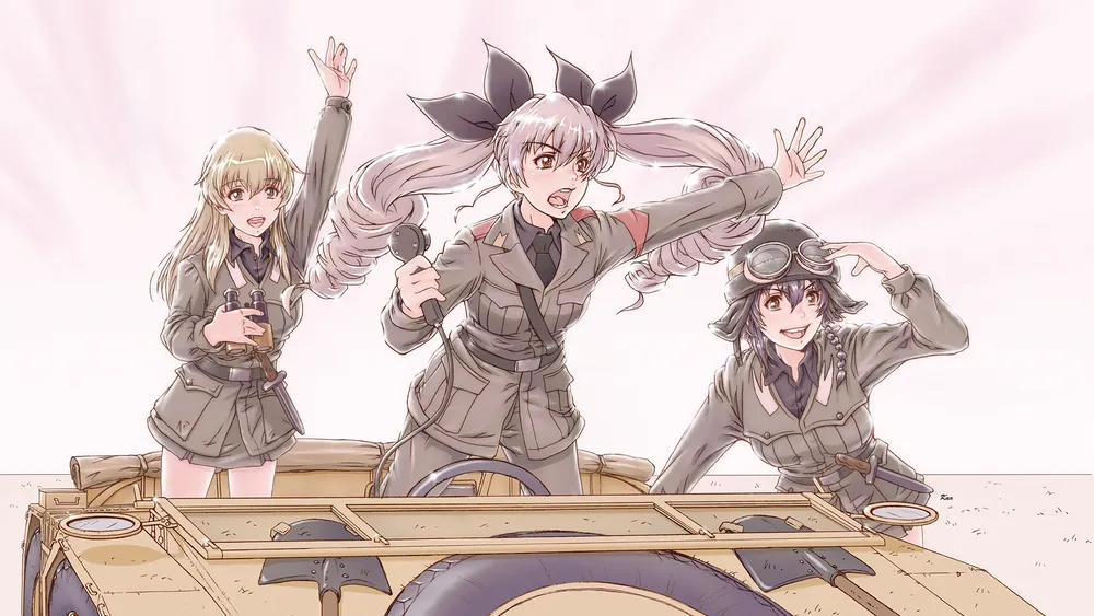 Desktop wallpaper: Girls Und Panzer, Anime, Anchovy (Girls Und Panzer ...