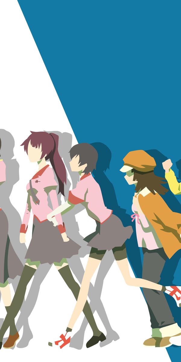 Desktop wallpaper: Anime, Monogatari (Series), Black Hair, Hitagi ...
