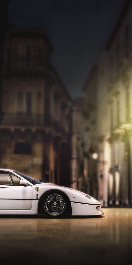 Fondo de pantalla de PC Vehículos, Ferrari F40, Ferrari, Coche Blanco ...
