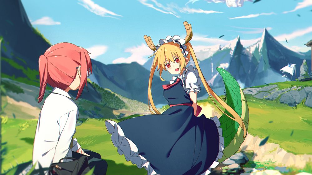 HD desktop wallpaper: Anime, Tohru (Miss Kobayashi's Dragon Maid), Miss ...
