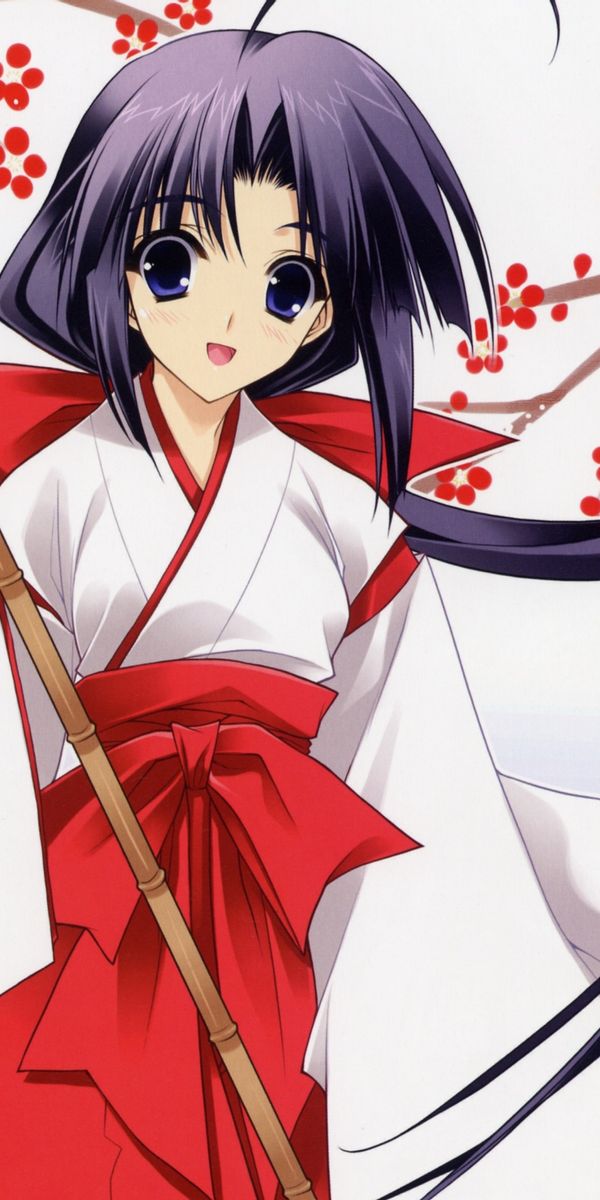 Phone wallpaper: Smile, Anime, Original, Black Hair, Blue Eyes, Blush ...
