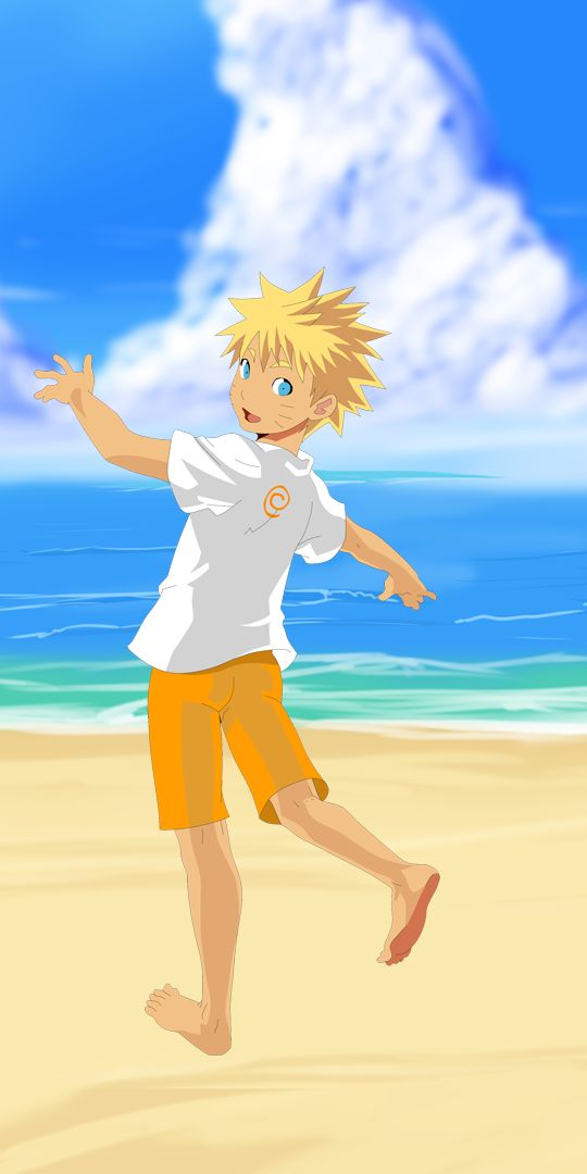 Télécharger fonds d'écran pour téléphone: Animé, Naruto, Plage, Naruto ...