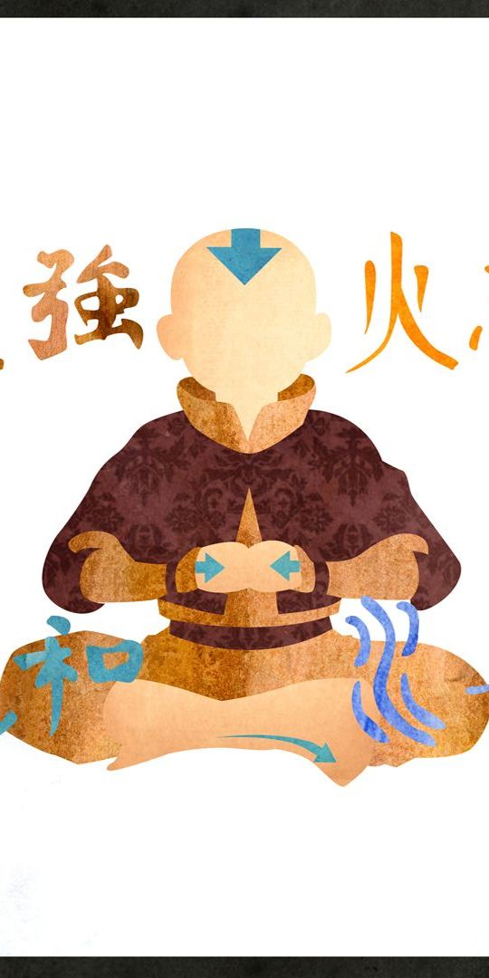 Papel de parede para celular: Aang (Avatar), Avatar:a Lenda De Aang ...