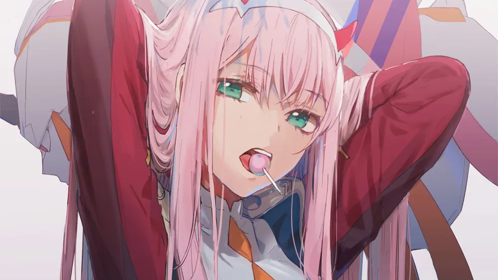 Desktop wallpaper: Zero Two (Darling In The Franxx), Darling In The ...