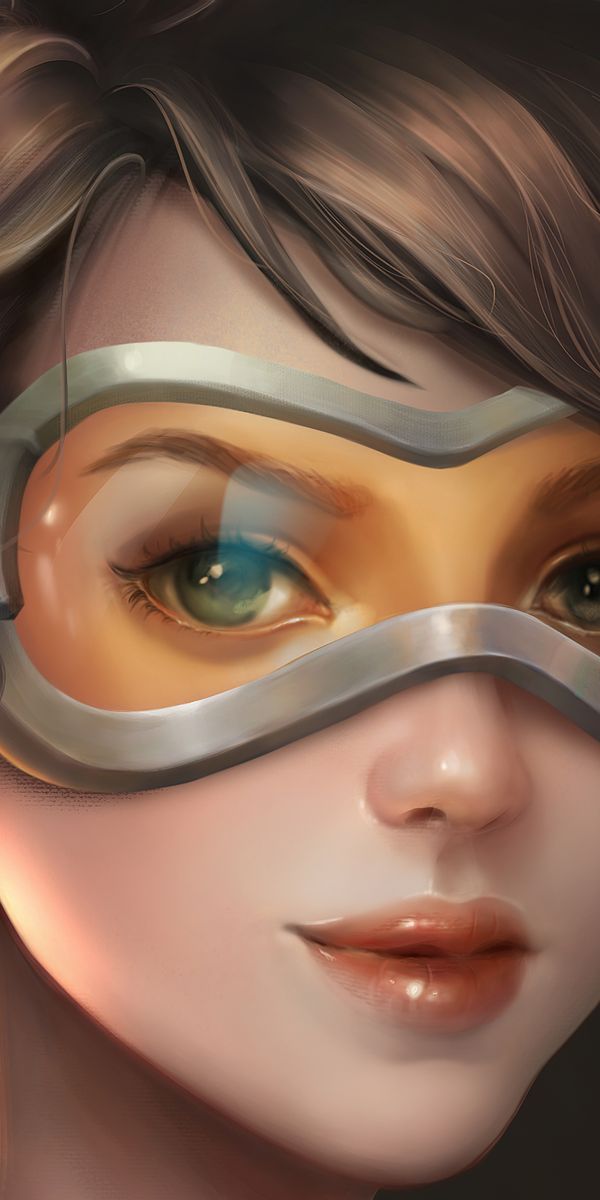 Desktop wallpaper: Tracer (Overwatch), Video Game, Overwatch, Brown ...