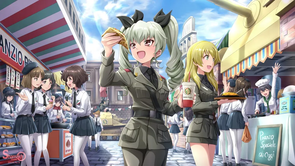Desktop wallpaper: Anchovy (Girls Und Panzer), Girls Und Panzer, Anime ...