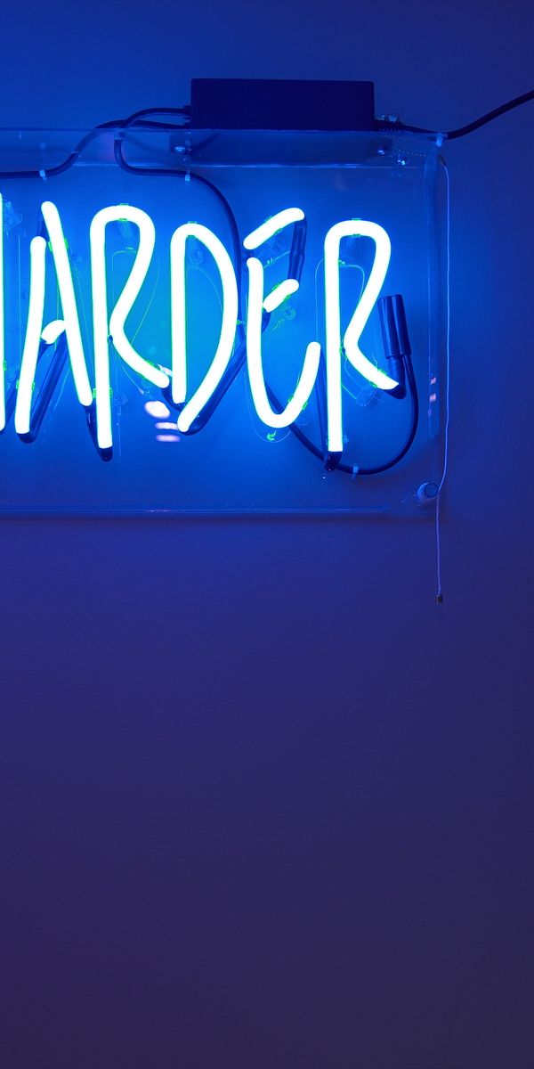 Phone wallpaper: Words, Neon, Backlight, Illumination, Inscription 96319