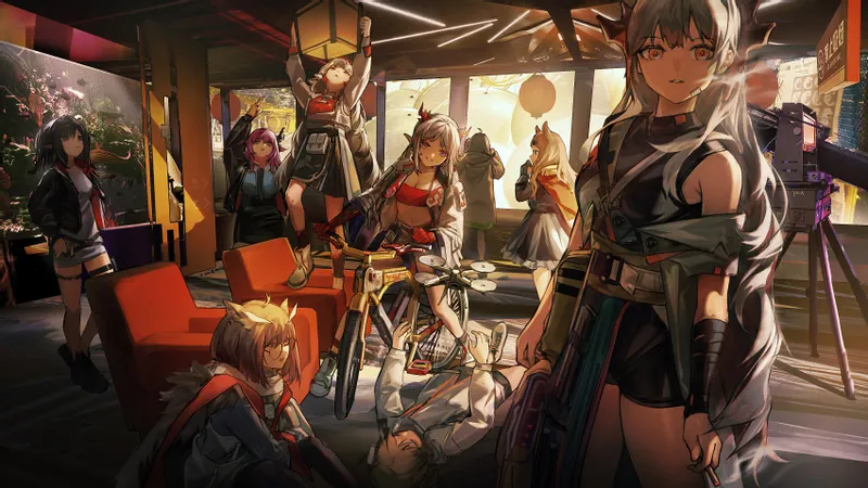 Desktop wallpaper: Arknights, Snowsant (Arknights), Archetto (Arknights ...