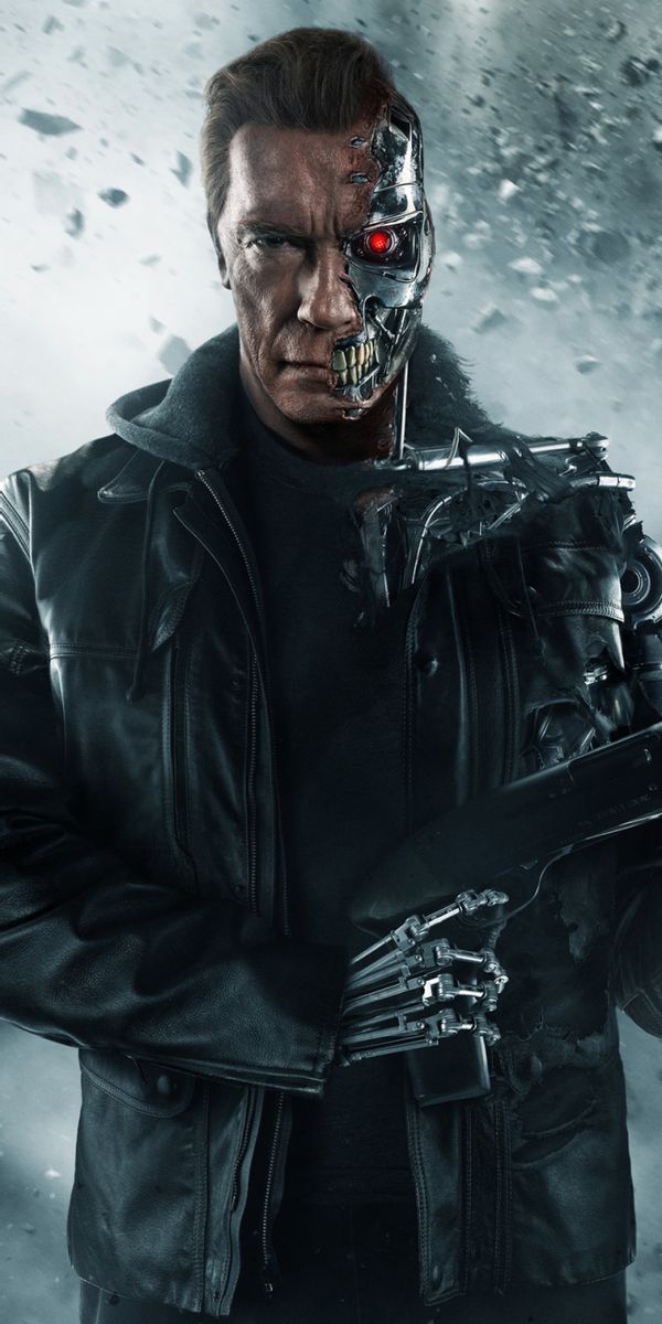 Phone wallpaper: Movie, Terminator Genisys, Arnold Schwarzenegger ...