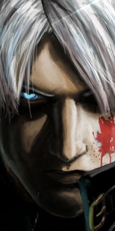 Phone Wallpaper Video Game Devil May Cry 2 Close Up Dante Devil