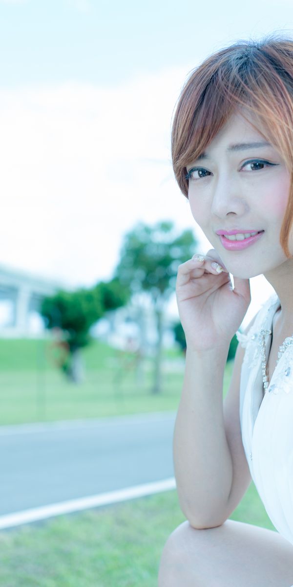 Desktop wallpaper: Women, Xiao Xi, Asian, Model, Smile, Taiwanese 4K ...
