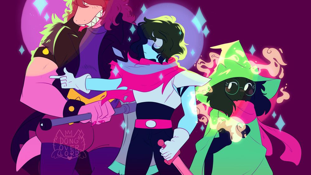 Desktop wallpaper: Video Game, Deltarune, Kris (Deltarune), Ralsei ...