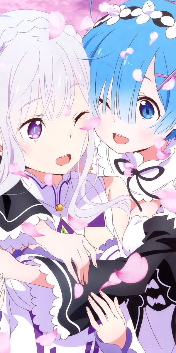 Phone wallpaper: Anime, Re:zero Starting Life In Another World, Smile ...
