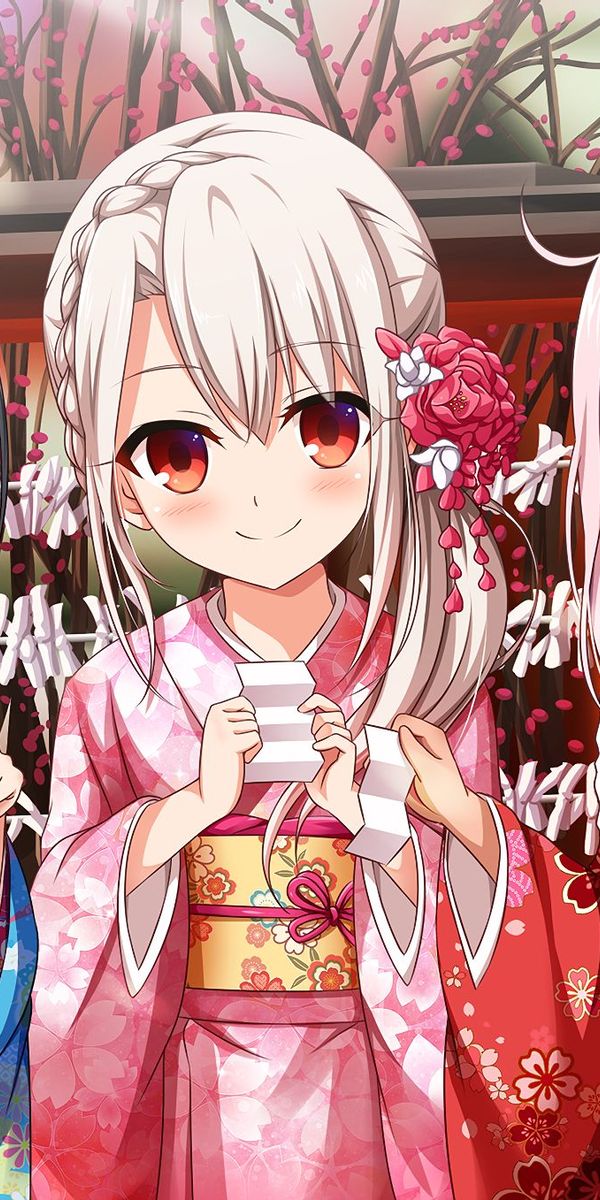 Desktop wallpaper: Kimono, Anime, Fate/kaleid Liner Prisma Illya, Black ...