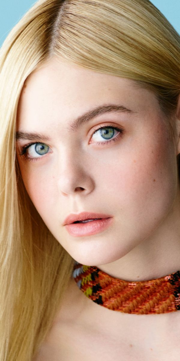 Phone wallpaper: Elle Fanning, Celebrity, Face, American, Actress ...