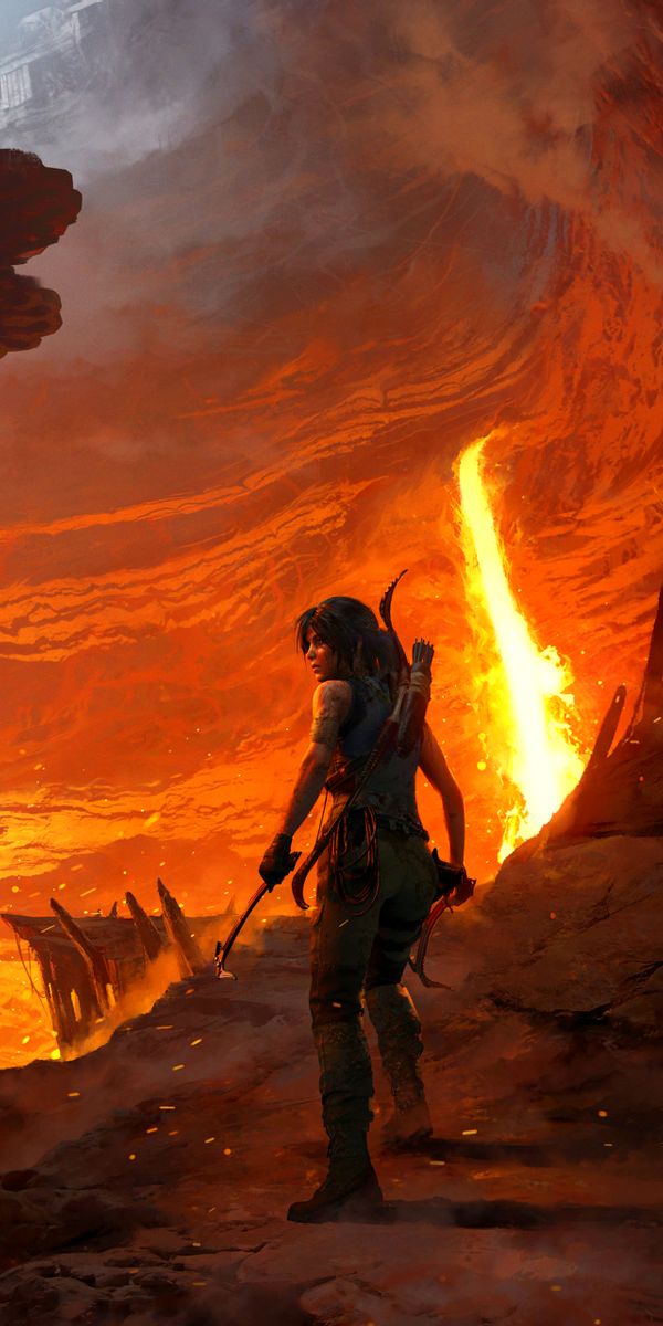 Phone wallpaper: Shadow Of The Tomb Raider, Video Game, Lara Croft ...