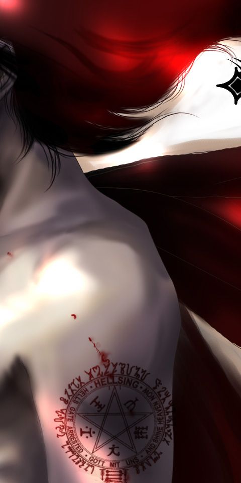 Phone wallpaper: Anime, Hellsing, Alucard (Hellsing) 1440213