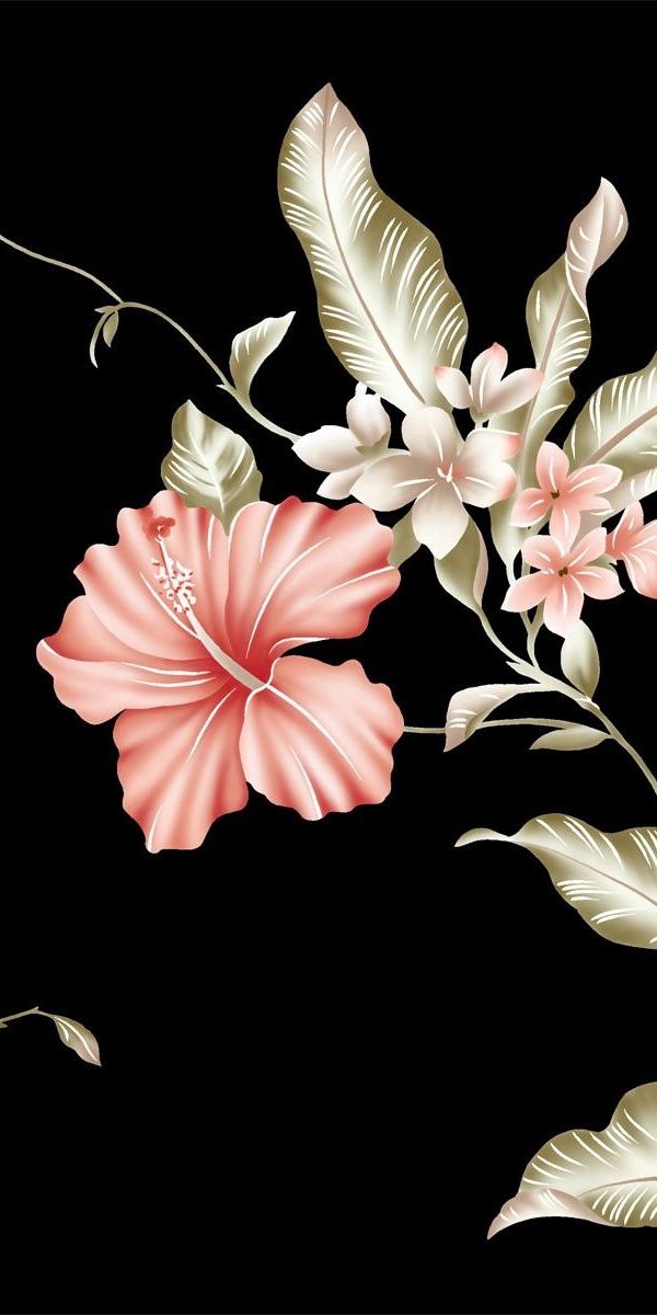 Phone wallpaper: Flowers, Textures, Dark, Texture, Petals, Buds 123333