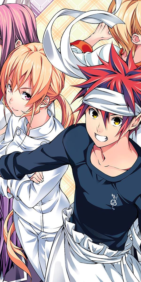 Papel De Parede Para Celular Anime Guerras Alimentares Shokugeki No