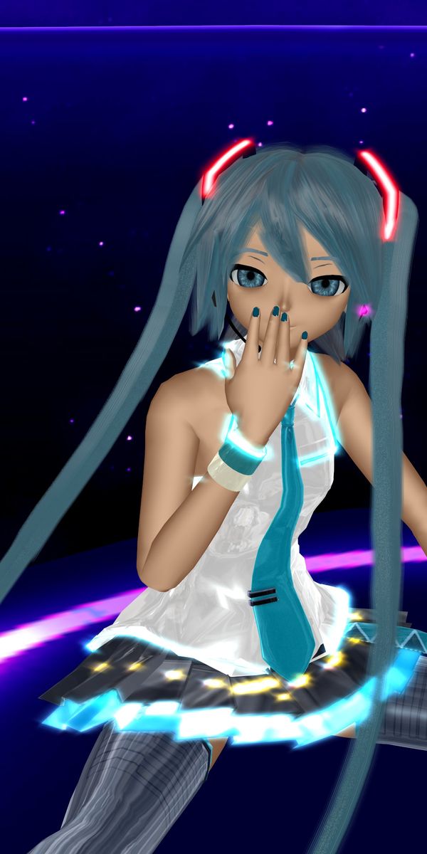 Phone wallpaper: Anime, Vocaloid, Blue Hair, Hatsune Miku 956612