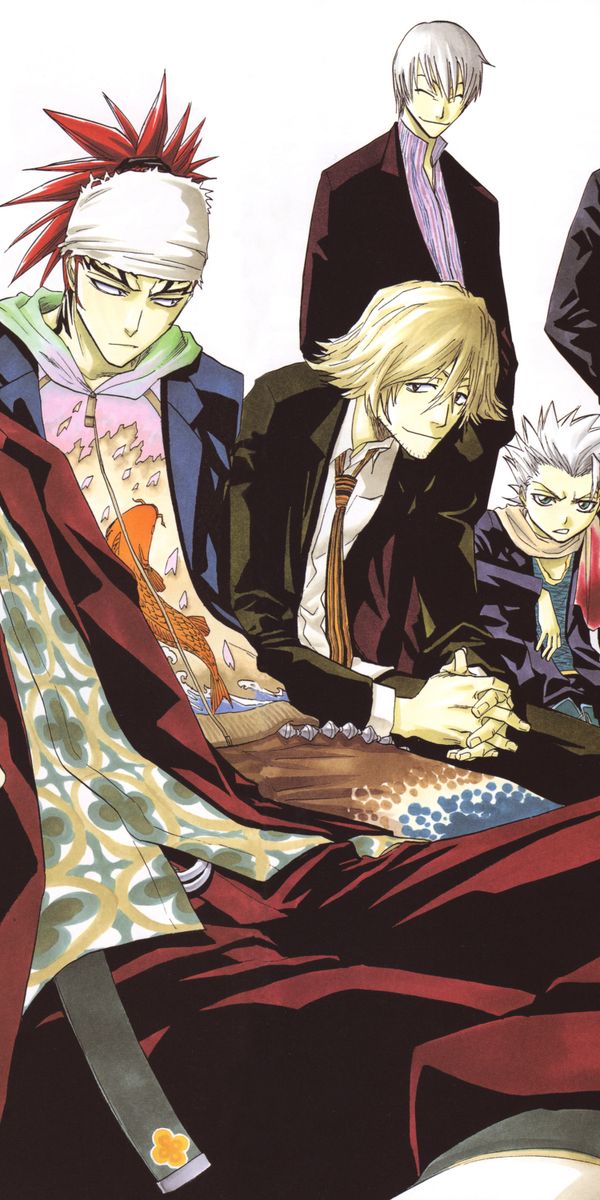 Fond d'écran HD: Animé, Bleach, Byakuya Kuchiki, Gin Ichimaru, Hanataro ...