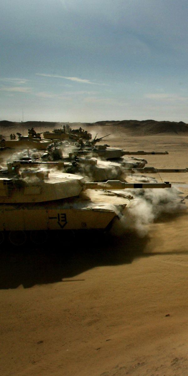 Phone wallpaper: M1 Abrams, M1A1 Abrams, Military, Tank, Tanks 1146334
