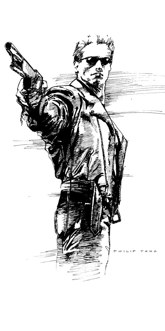 Phone wallpaper: Terminator, Terminator 2: Judgment Day, Movie ...