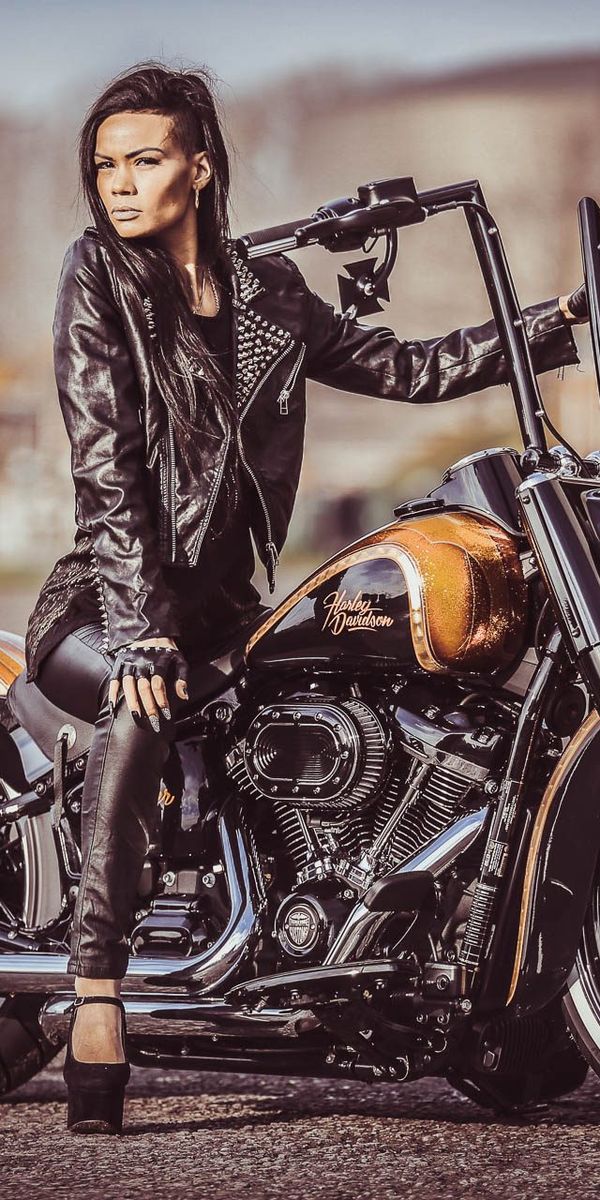 Desktop wallpaper: Girls & Motorcycles, Women, Custom Motorcycle ...