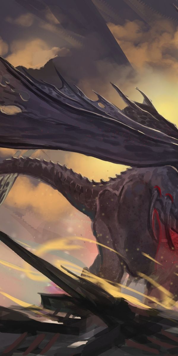 Phone wallpaper: Anime, Pixiv Fantasia Fallen Kings, Dragon, Pixiv ...