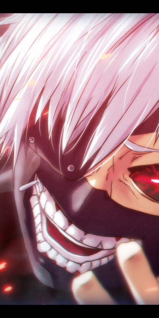 Phone wallpaper: Mask, Anime, Tokyo Ghoul, Glowing Eyes, Ken Kaneki ...