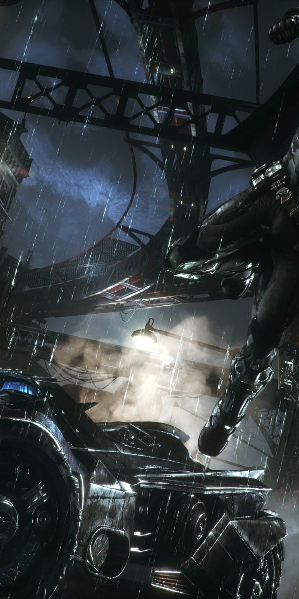 Phone wallpaper: Batmobile, Batman: Arkham Knight, Batman, Video Game ...