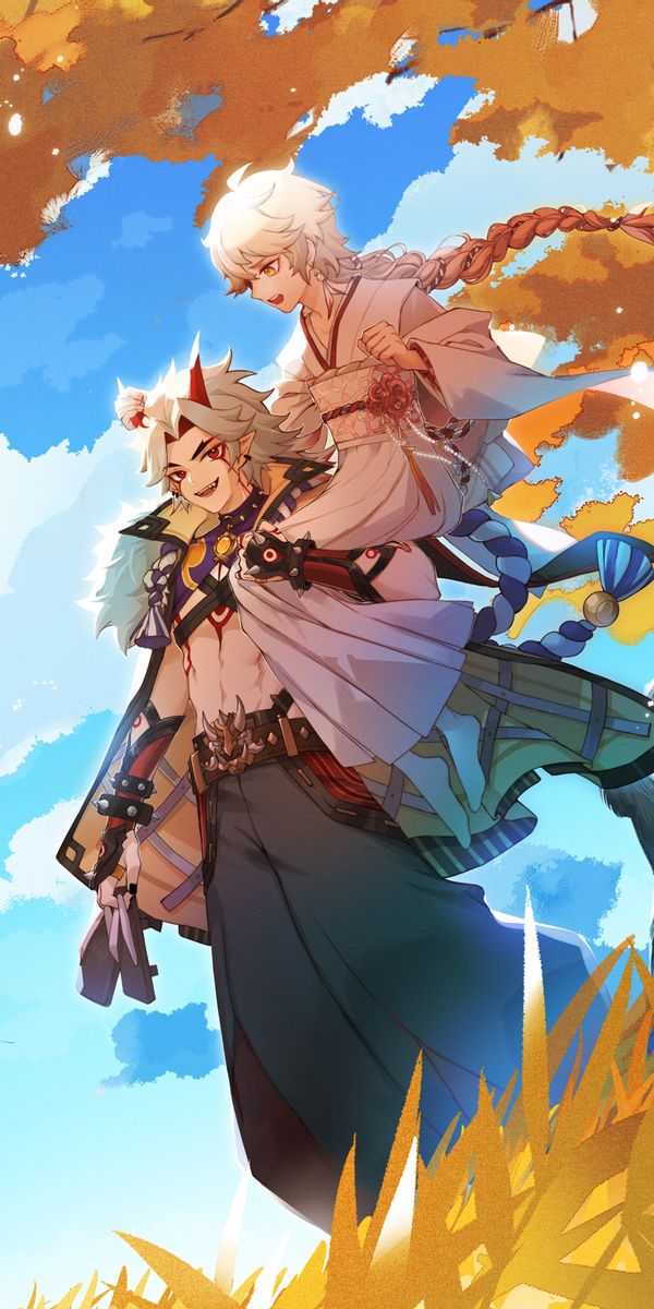 Desktop wallpaper: Arataki Itto, Genshin Impact, Video Game, Aether ...
