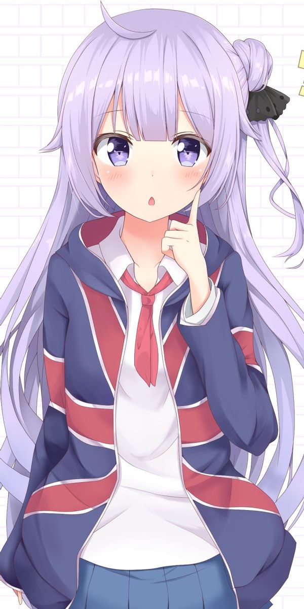 Phone wallpaper: Anime, Azur Lane, Pink Hair, Purple Eyes, Long Hair ...