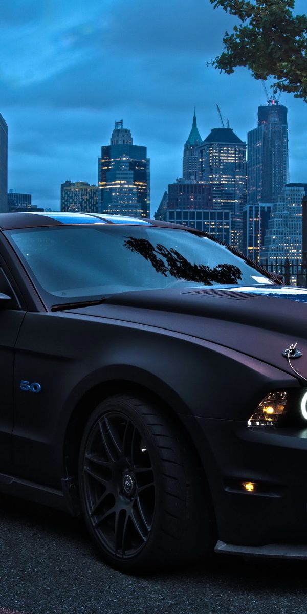 HD Desktop-Wallpaper: Autos, Fahrzeuge, Ford Mustang, Schwarzes Auto ...