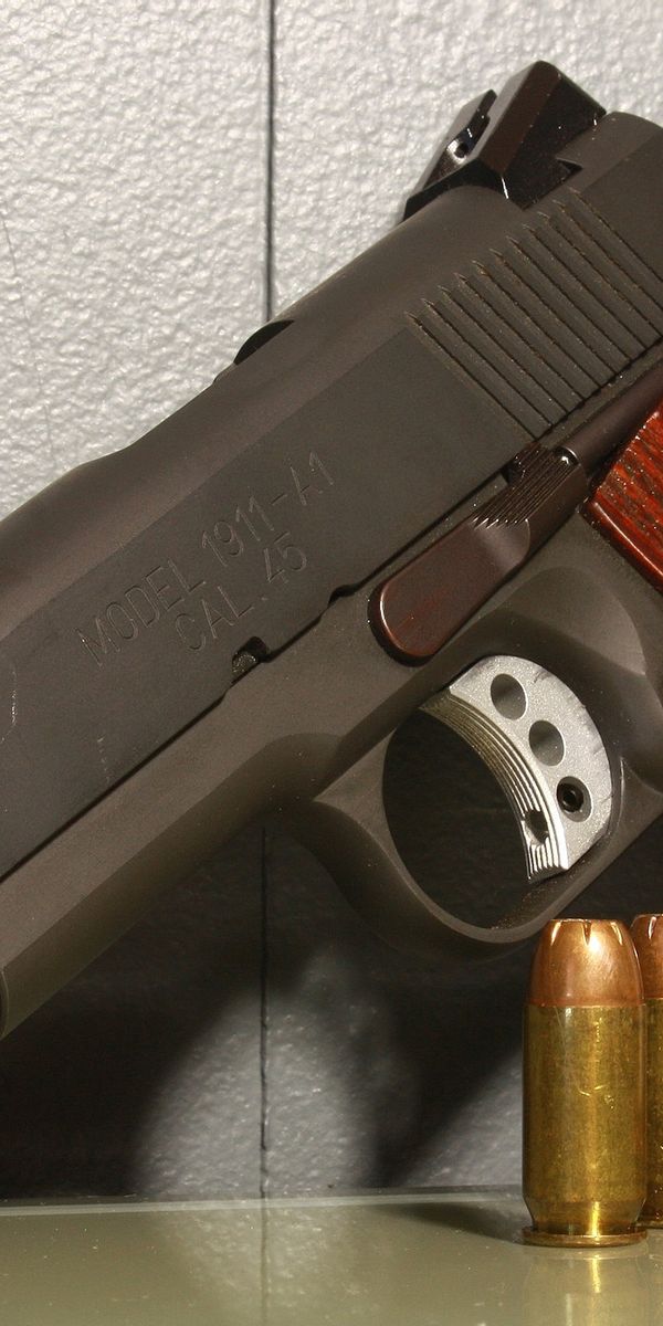 Desktop wallpaper: Weapons, Springfield Armory 1911 Pistol 4K free ...