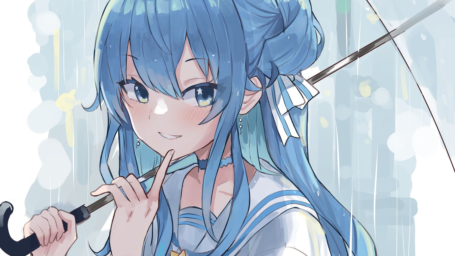 Desktop wallpaper: Hoshimachi Suisei, Hololive, Anime, Virtual Youtuber ...