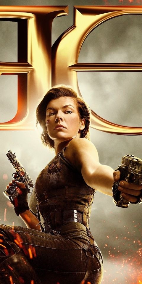 Phone wallpaper: Movie, Resident Evil: The Final Chapter, Milla ...
