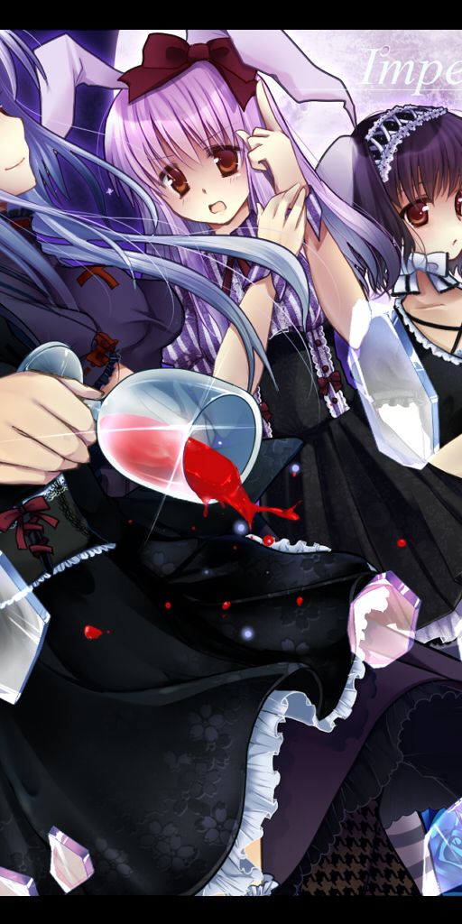 Desktop wallpaper: Anime, Touhou, Eirin Yagokoro, Kaguya Houraisan ...