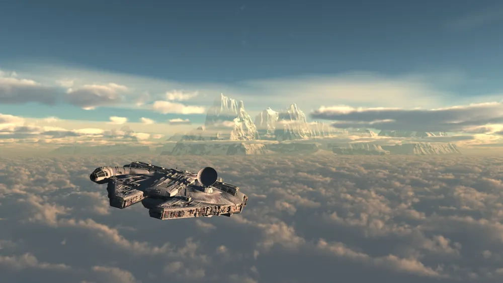 Desktop wallpaper: Star Wars, Millennium Falcon, Movie 4K free download ...