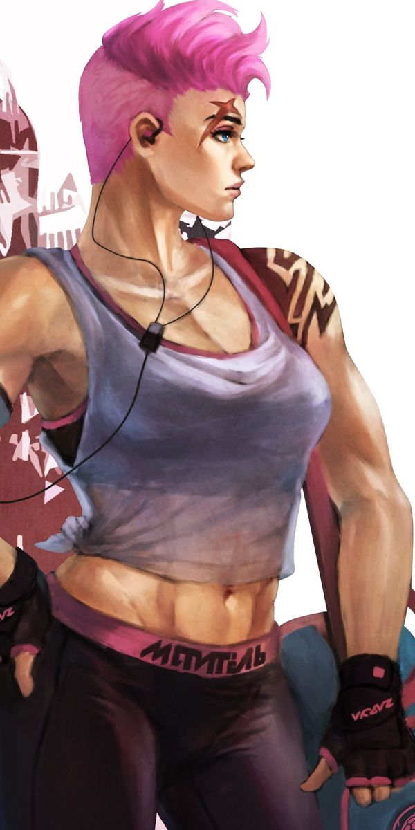 Papel de parede HD para desktop: Videogame, Overwatch, Cabelo Rosa ...